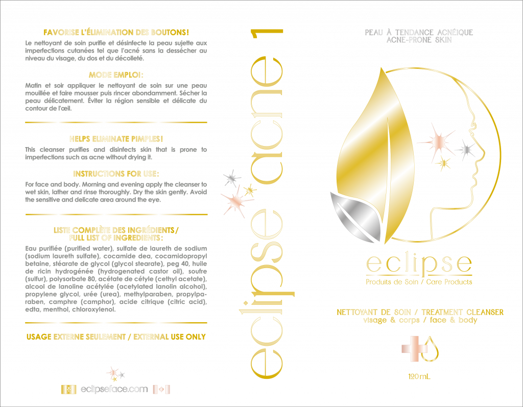 Eclipse Acne 1 – Savon – Eclipse Face